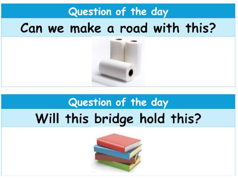 Question of the Day Cards Roads Study creative Curriculum Regular ...