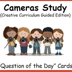Question of the Day Cards for the Cameras Study (creative Curriculum ...