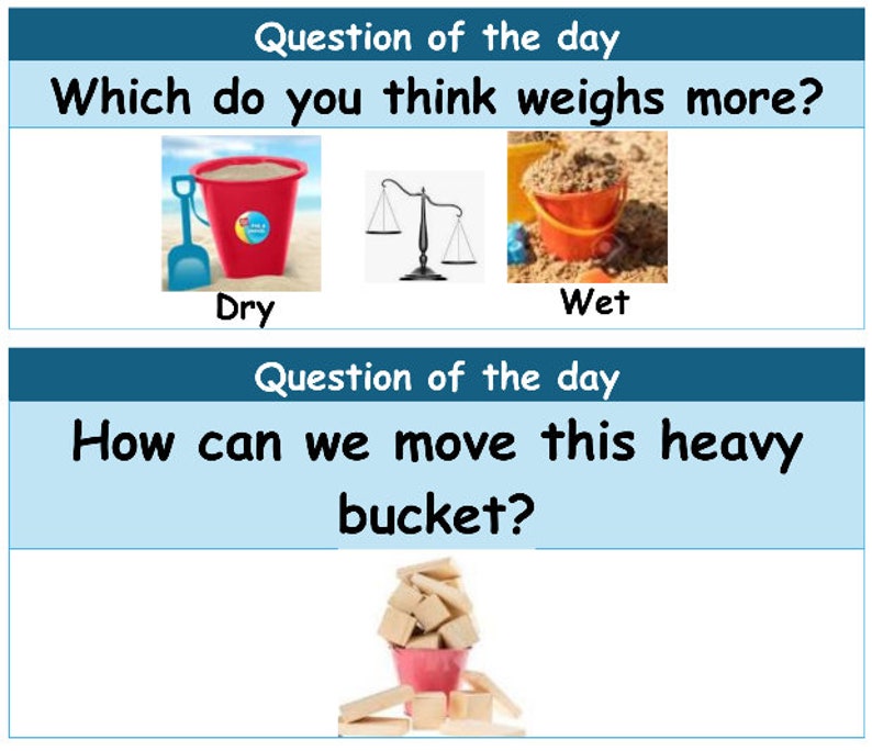 Question of the Day Cards - Sand Study (creative Curriculum Regular ...