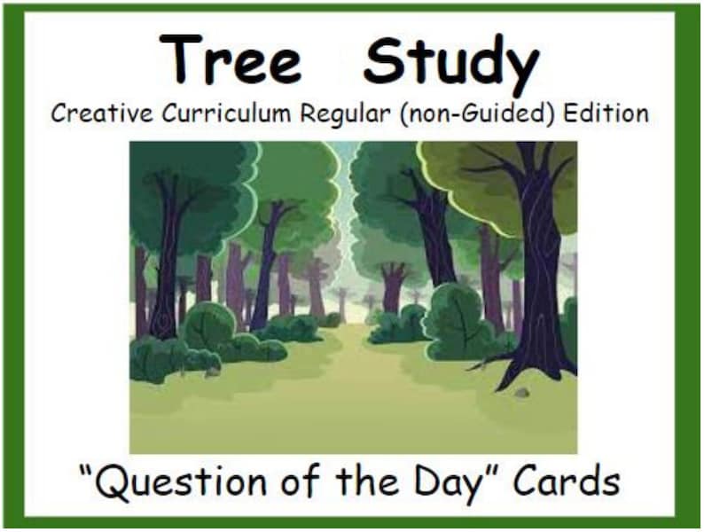 Question of the Day Cards - Tree Study (creative Curriculum Regular ...