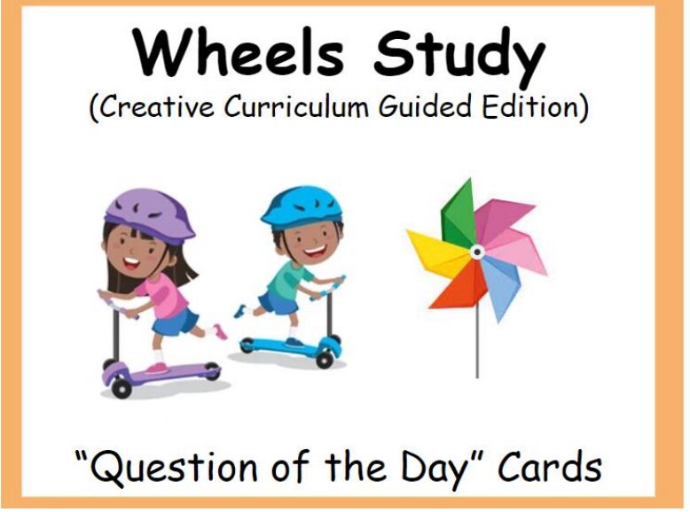 Question of the Day Cards for the Wheels Study (creative Curriculum ...