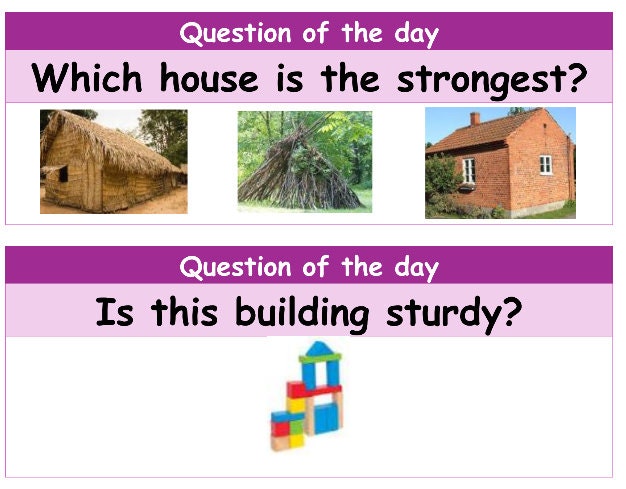 Question of the Day Cards - Buildings Study (creative Curriculum ...