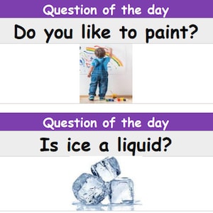 Question of the Day Cards for the Water Study (creative Curriculum ...