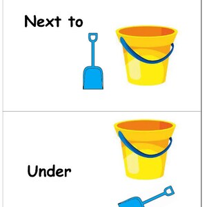 Summer Positional Words - Etsy