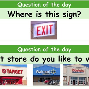 Question of the Day Cards - Signs Study (creative Curriculum Regular ...