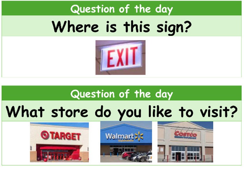 Question of the Day Cards - Signs Study (creative Curriculum Regular ...