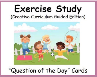 Question of the Day Cards for the Water Study (creative Curriculum ...