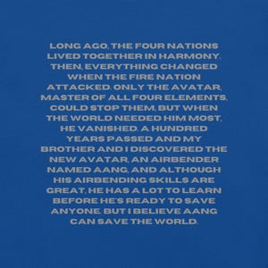 ATLA Theme Shirt - Etsy