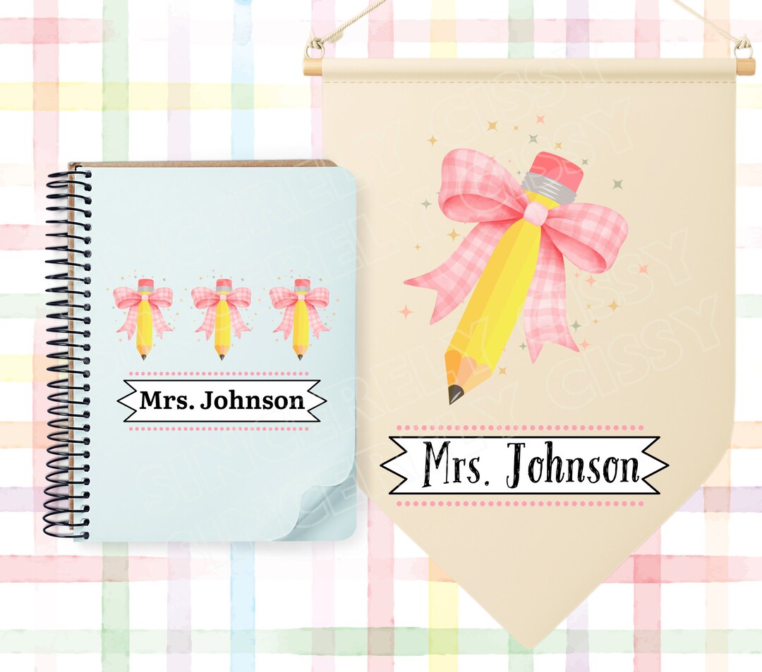 Coquette Back to School SVG File | Teacher Printable Clip Art - Etsy