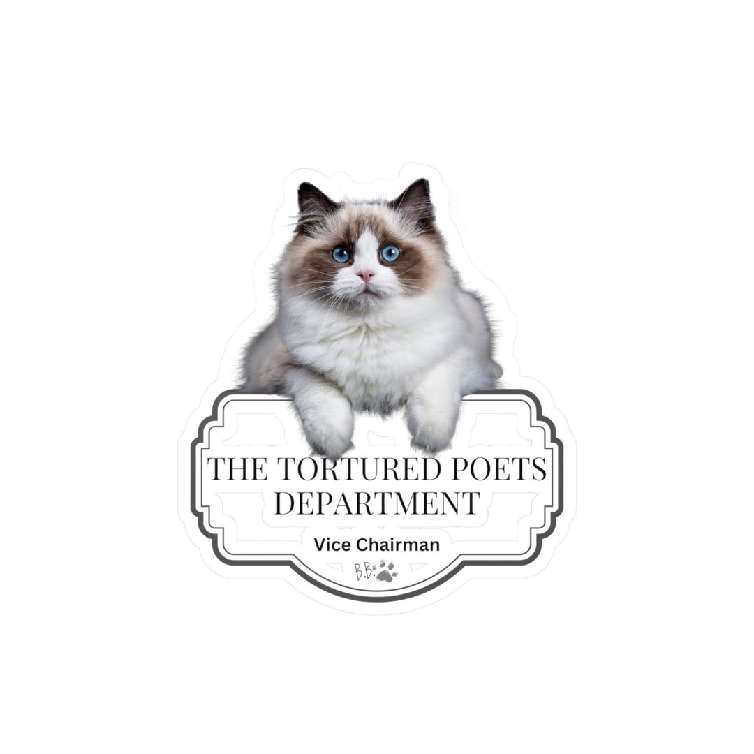 TTPD Sticker the Tortured Poets Department Decal - Etsy