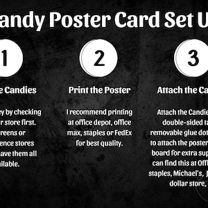 Mom Birthday Candy Poster: Printable Candy Gram Sign (digital Download ...