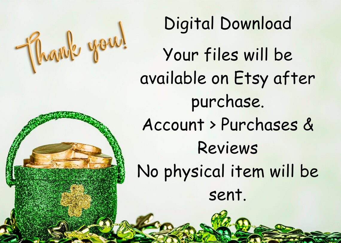 Printable St Patricks Day Lucky Penny Cards (digital Download) - Etsy