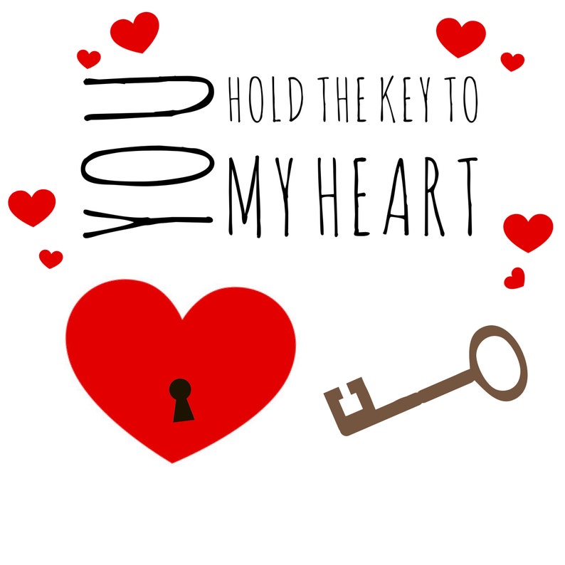 Key to My Heart Png - Etsy