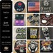 Custom Embroidered Side Rocker Patch - Motorcycle Club Biker MC Sew-on ...