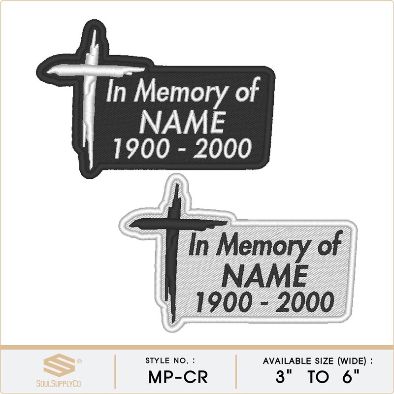 Biker Memorial Patch - Etsy