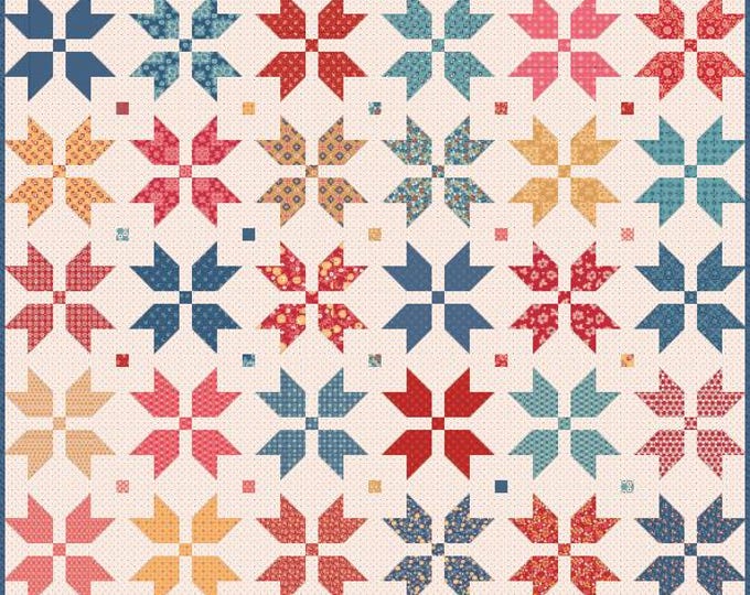 Star Quilt Patterns PDF & Free Bonus Pillow Pattern Easy Quilting ...
