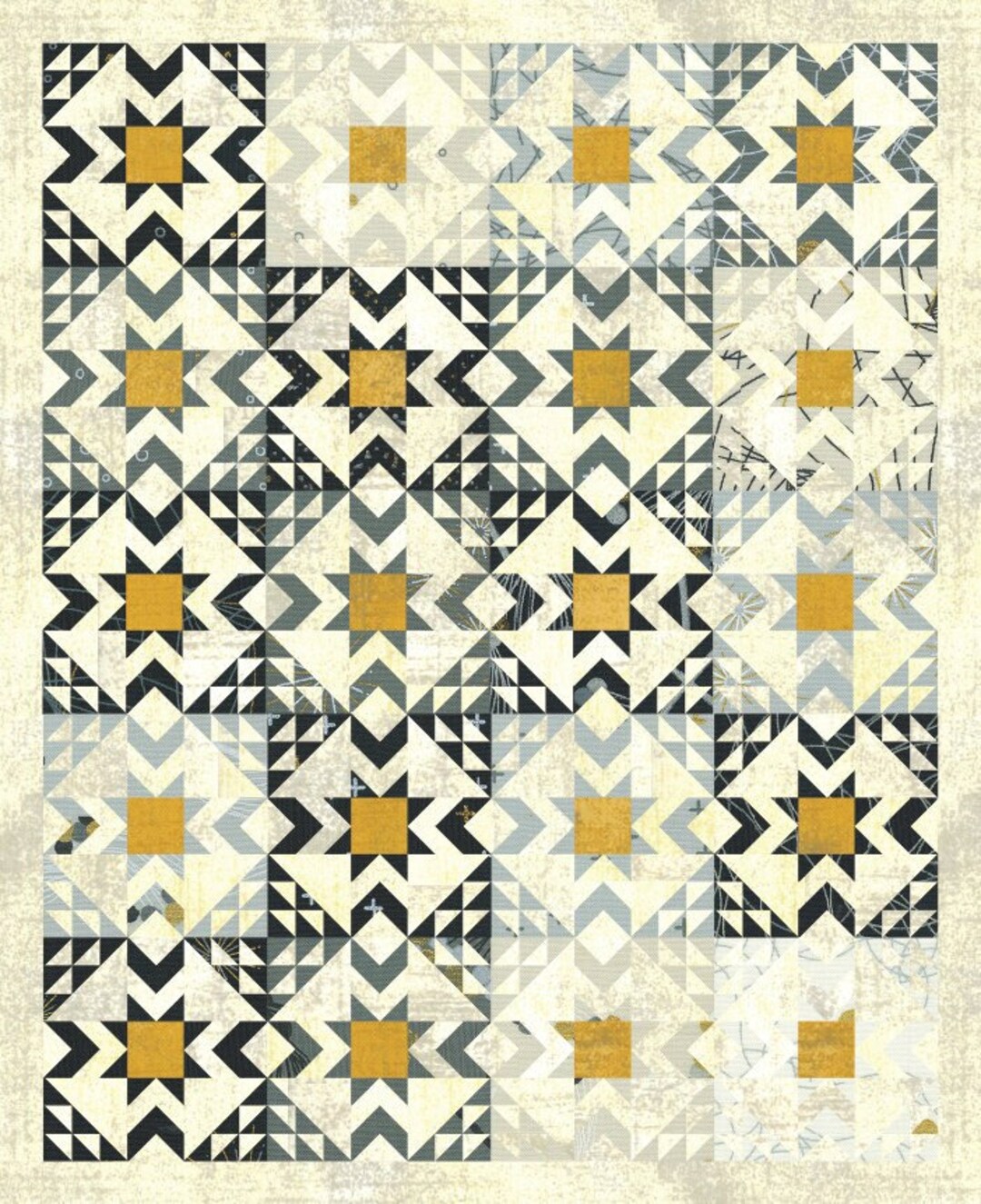 Starlight Crossing Quilt Pattern - PDF - Etsy