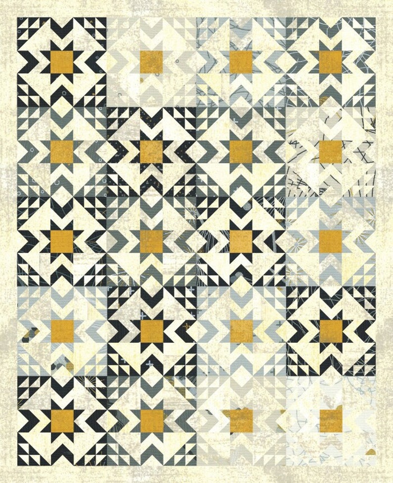 Starlight Crossing Quilt Pattern - PDF - Etsy