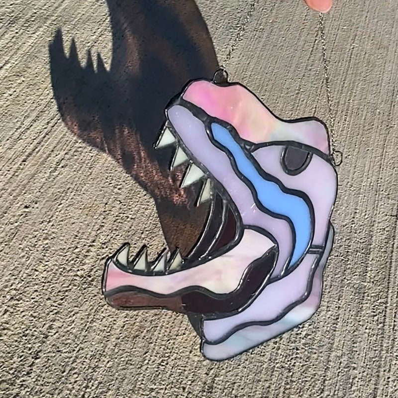 Stained Glass Dinosaur - Etsy