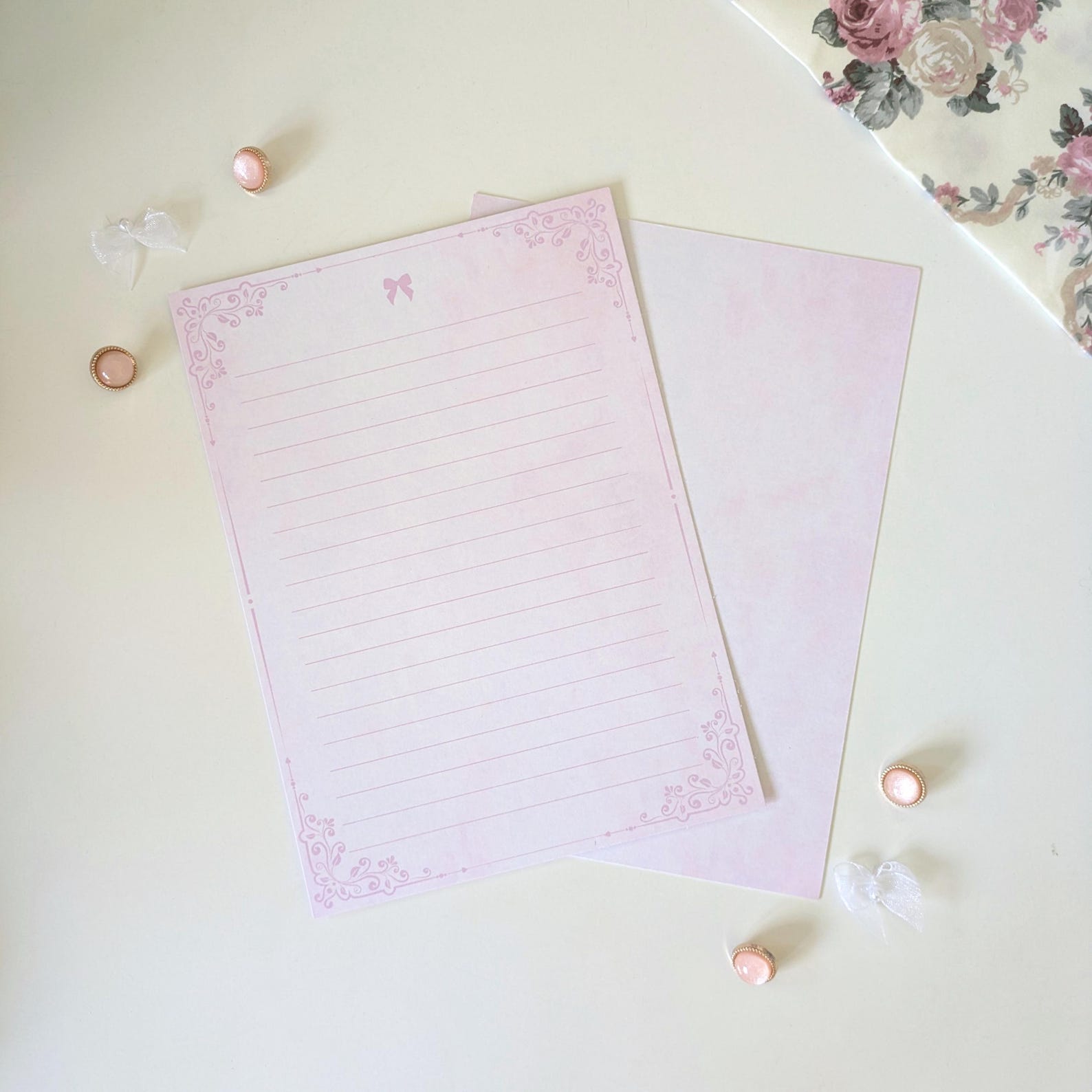Letter Writing Paper Set | 5x7 Cardstock Letter Paper for Anniversaries ...