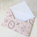 Vintage Inspired Coquette Envelope | Handmade Cute Stationery for Cards ...