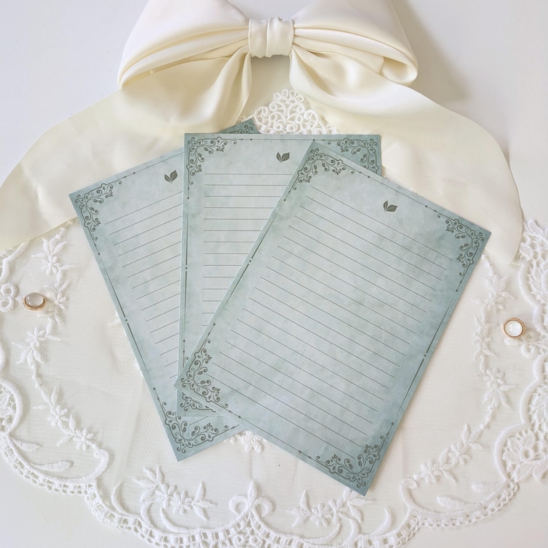 Letter Writing Paper Set | 5x7 Cardstock Letter Paper for Anniversaries ...