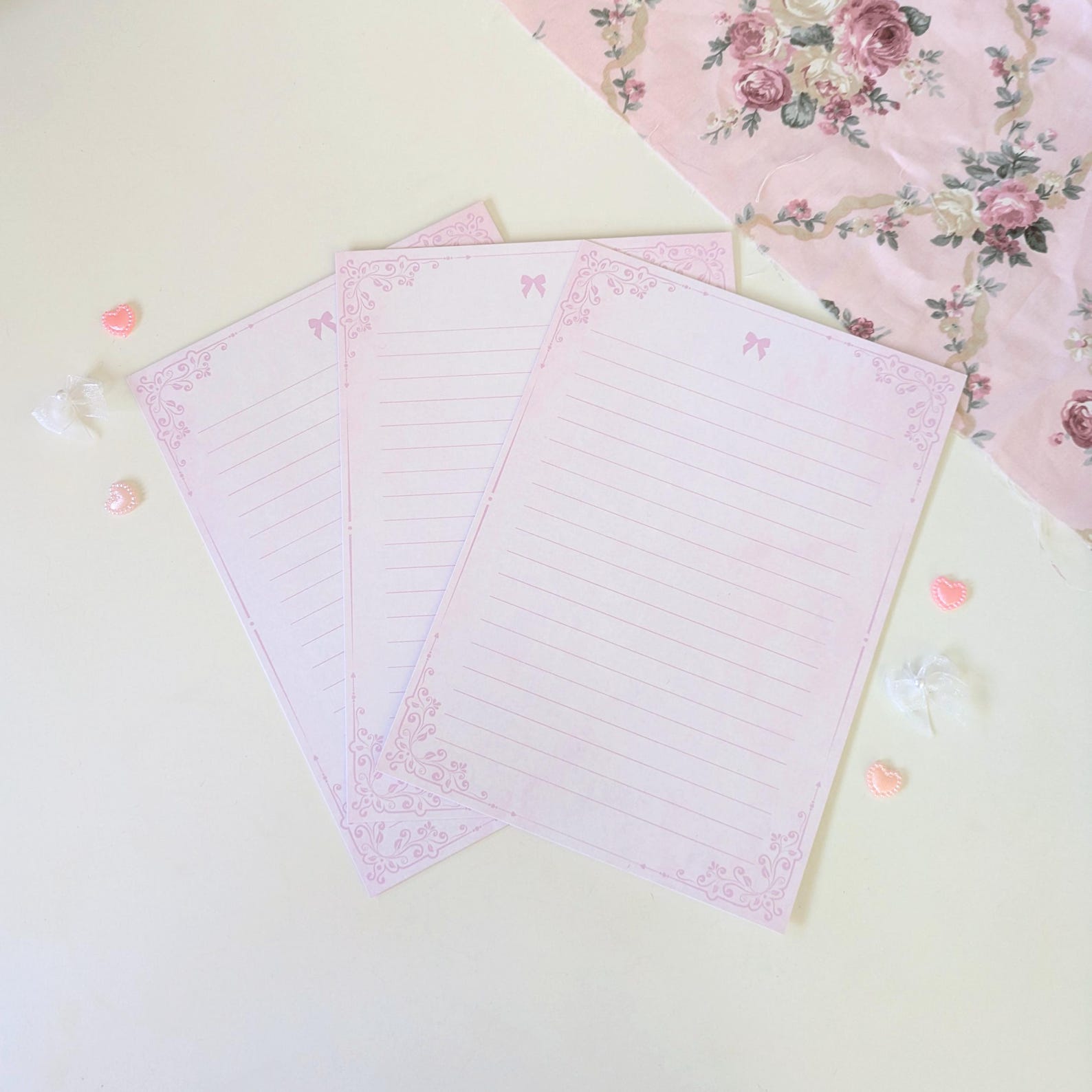 Letter Writing Paper Set | 5x7 Cardstock Letter Paper for Anniversaries ...