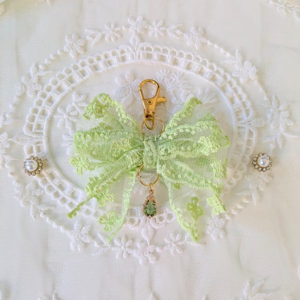 Bag Charms Lime Green - Etsy