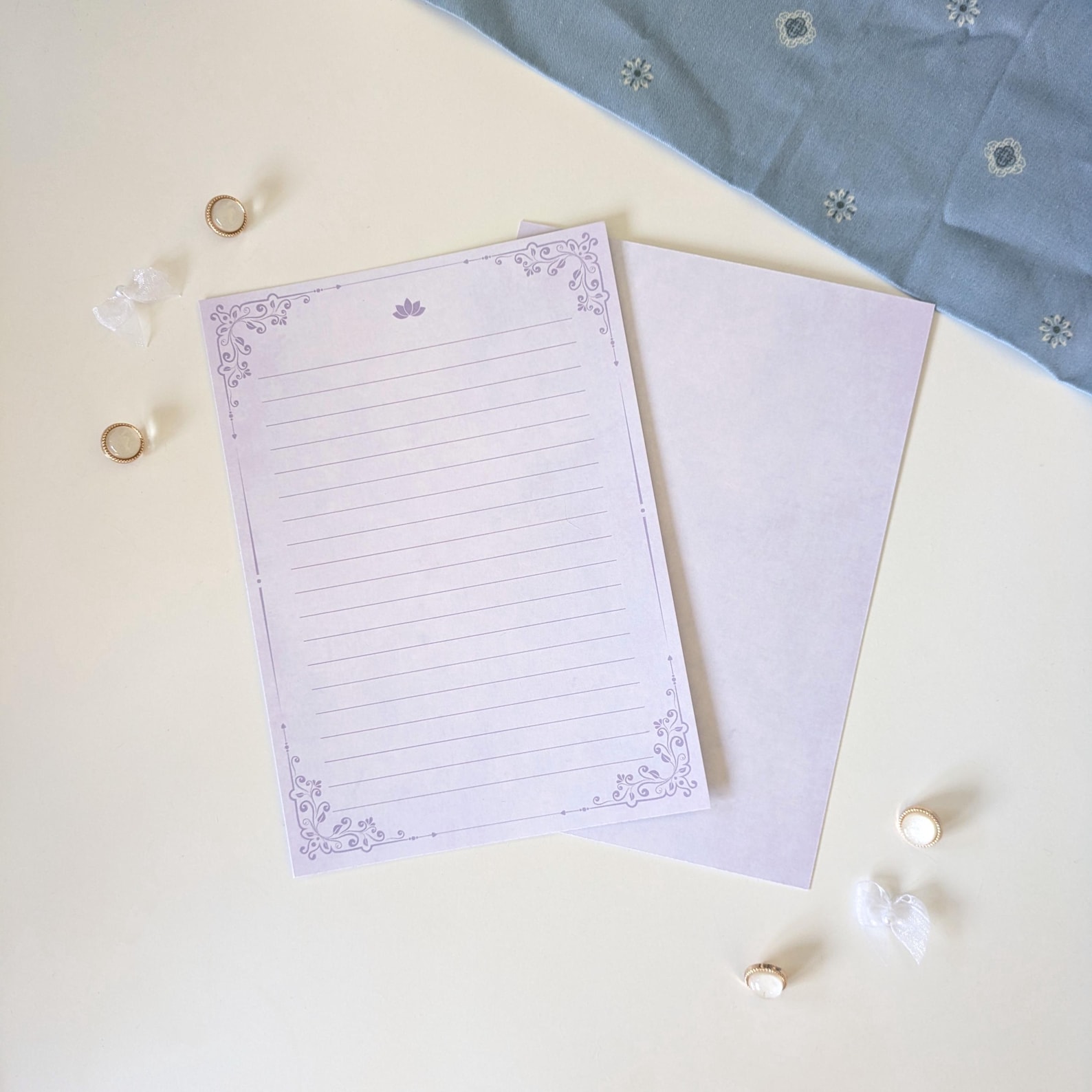 Letter Writing Paper Set | 5x7 Cardstock Letter Paper for Anniversaries ...