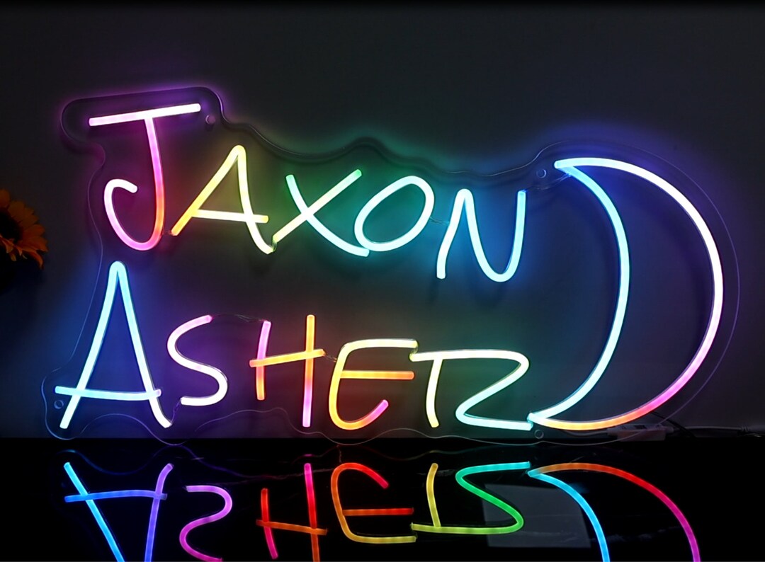 Custom Name Neon Sign,color Changing Sign,rainbow Neon Sign,handmade ...