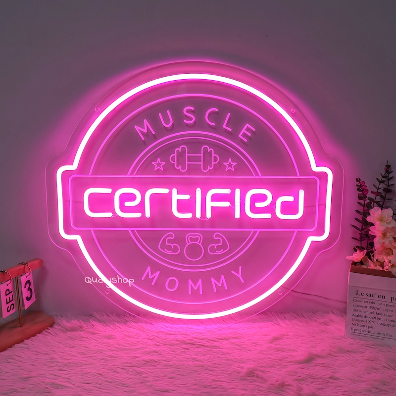 Neon Workout Sign - Etsy