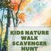 Kids Nature Walk Scavenger Hunt Journal - Etsy