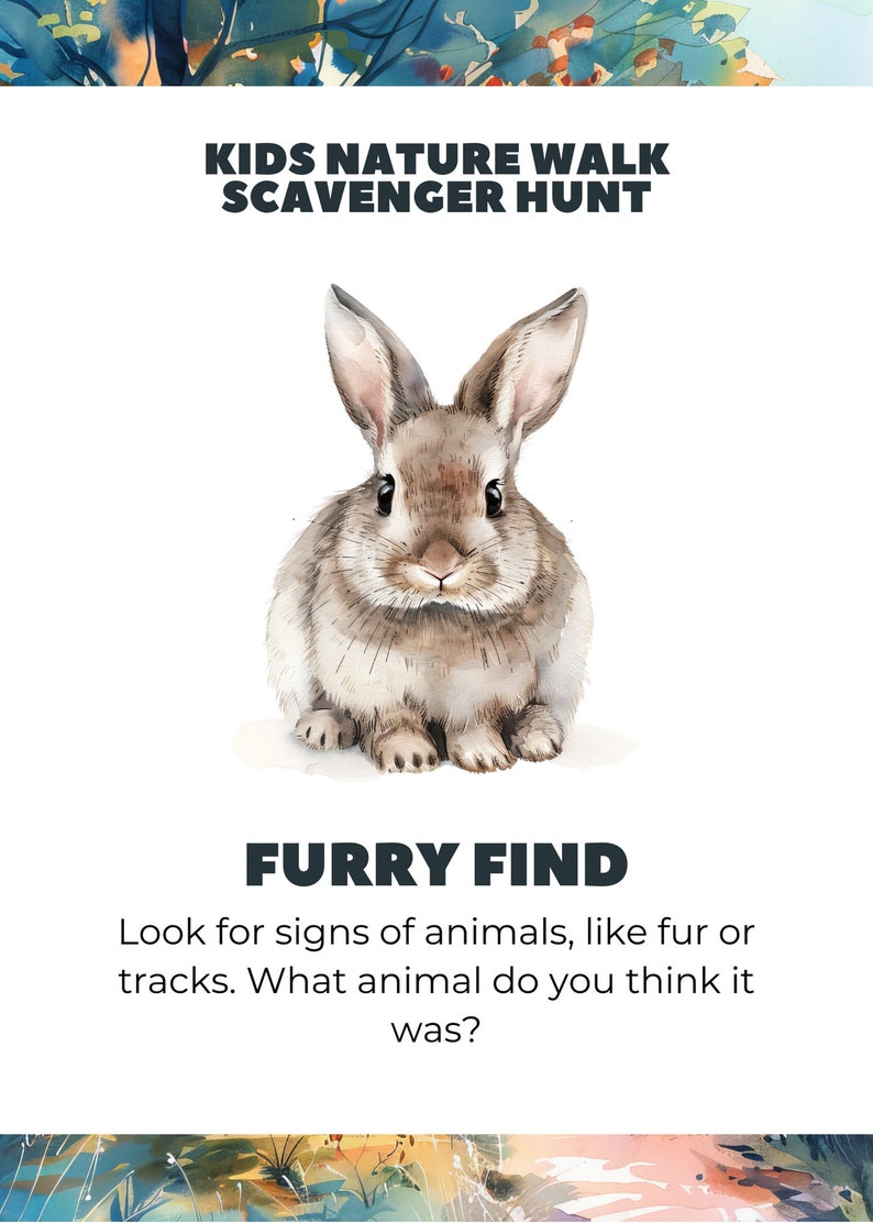 Kids Nature Walk Scavenger Hunt Journal - Etsy