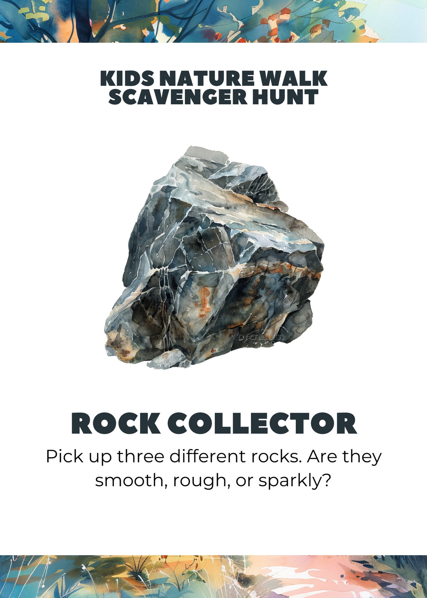 Kids Nature Walk Scavenger Hunt Journal - Etsy