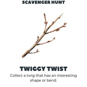 Kids Nature Walk Scavenger Hunt Journal - Etsy