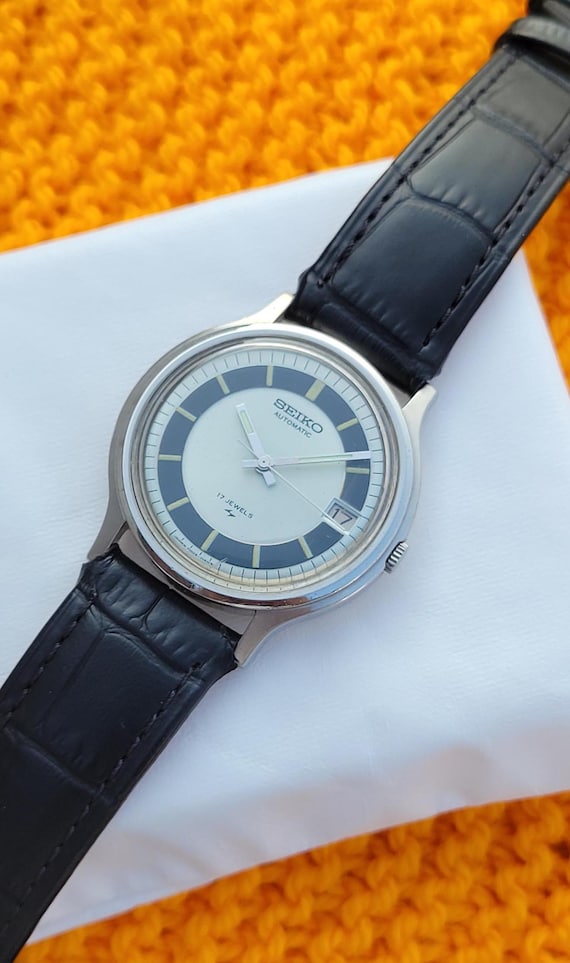 Vintage Seiko 7005-7110 Bullseye Automatic 17 Jewels … - Gem