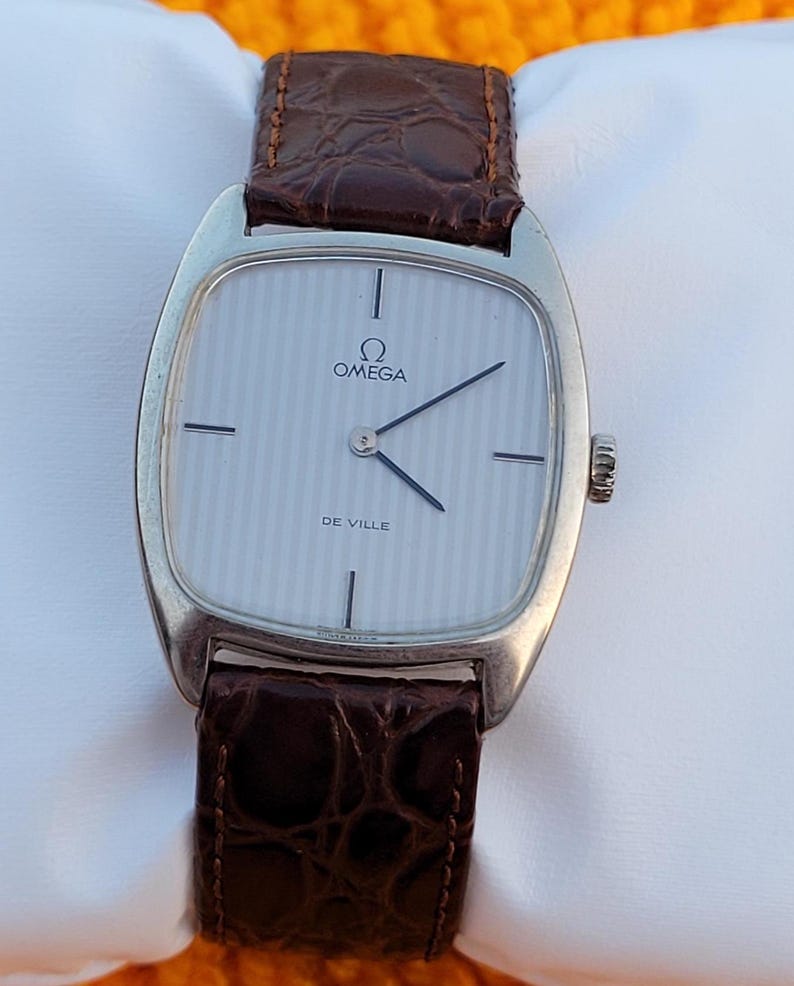 Vintage Omega De Ville Ellipse: 1970s Swiss Made Stainless Steel Watch ...