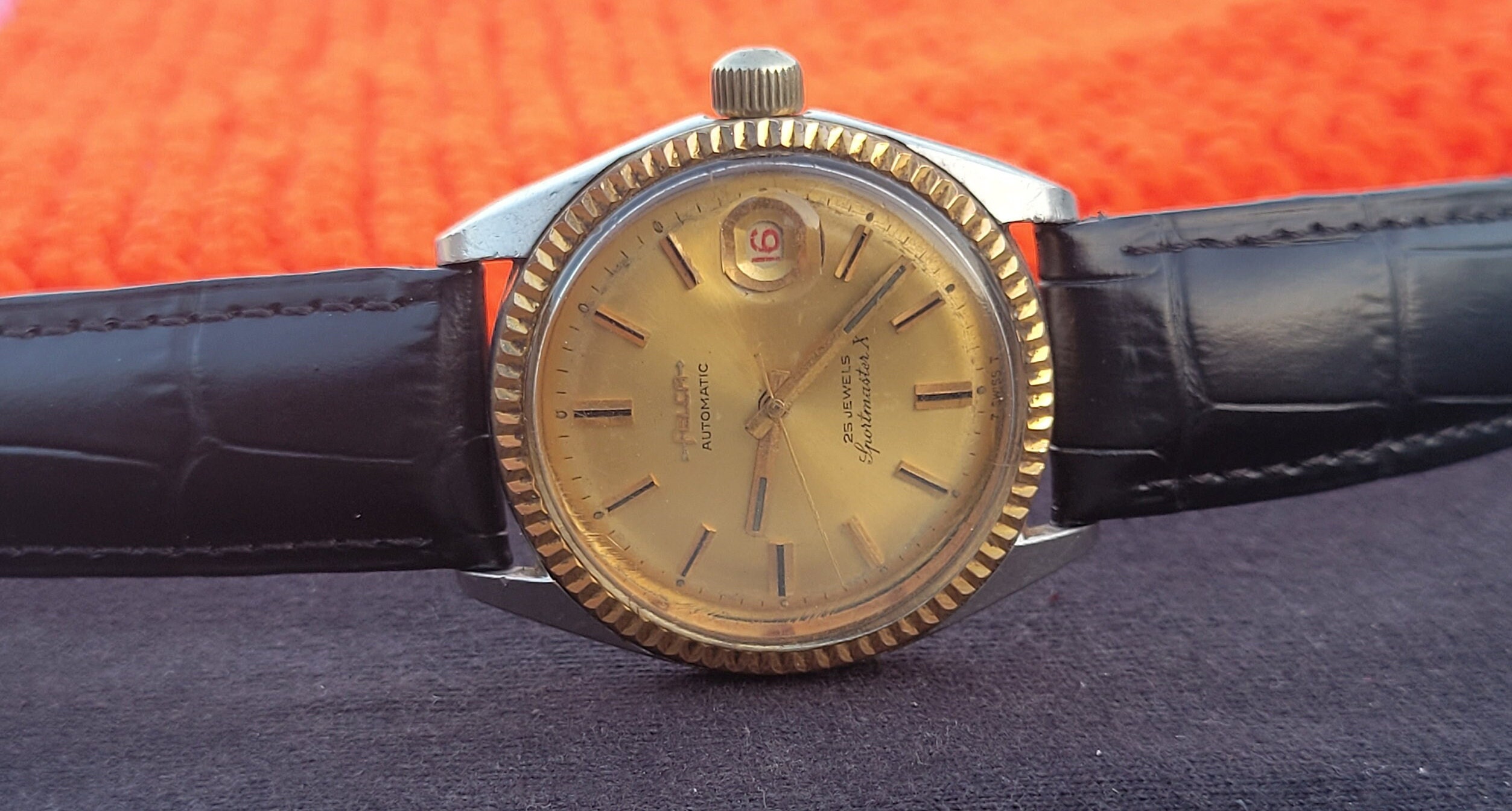 Vintage Felca Sportmaster X Automatic Swiss Made Rare Men's Wrist Watch ...