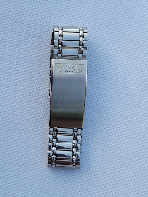 NOS Vintage Mido Stelux Watch Bracelet: 18MM Stainles… - Gem
