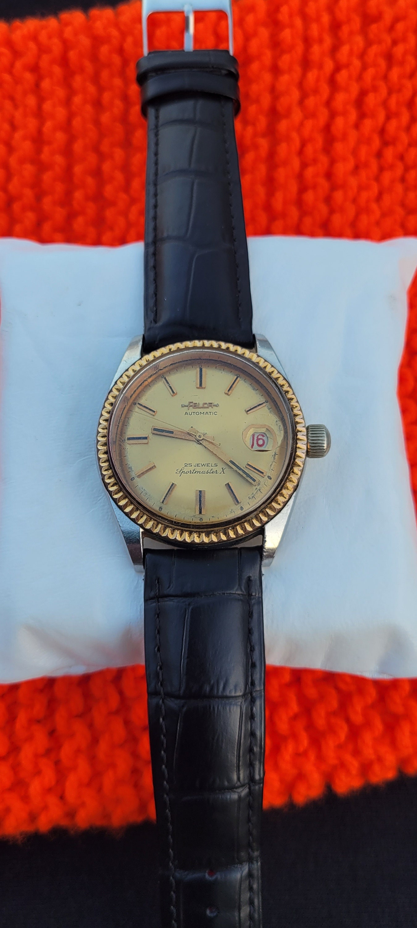 Vintage Felca Sportmaster X Automatic Swiss Made Rare Men's Wrist Watch ...