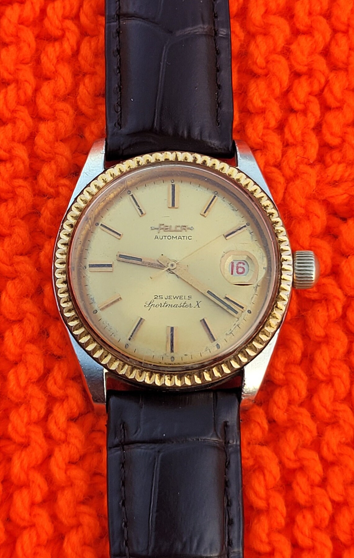 Vintage Felca Sportmaster X Automatic Swiss Made Rare Men's Wrist Watch ...