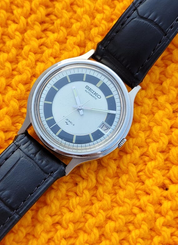 Vintage Seiko 7005-7110 Bullseye Automatic 17 Jewels … - Gem