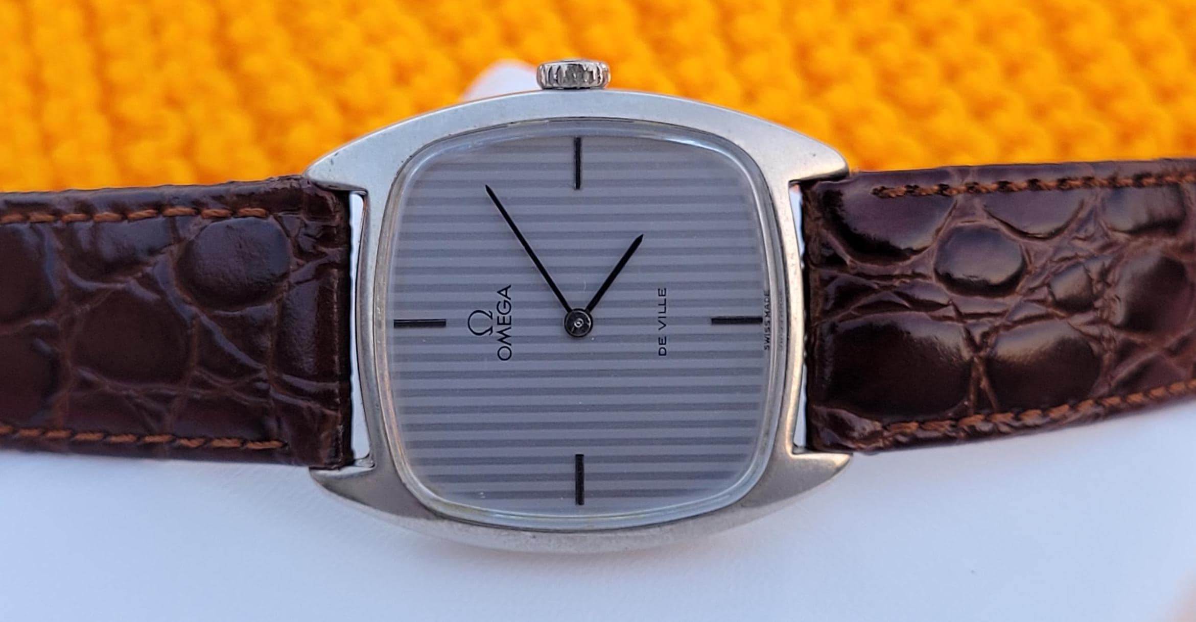Vintage Omega De Ville Ellipse: 1970s Swiss Made Stainless Steel Watch ...