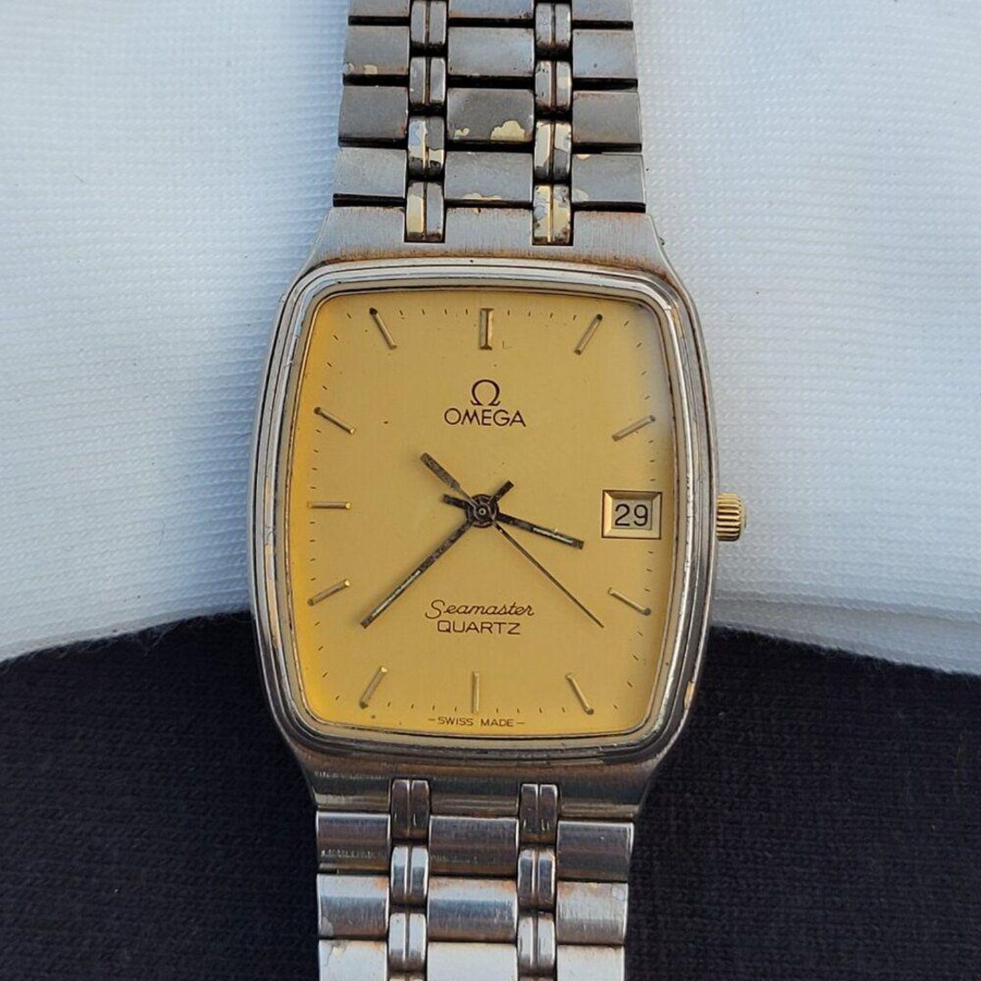Vintage Omega Seamaster Men's Watch Cal. 1430 Ref. 396 0979 Silver-tone ...
