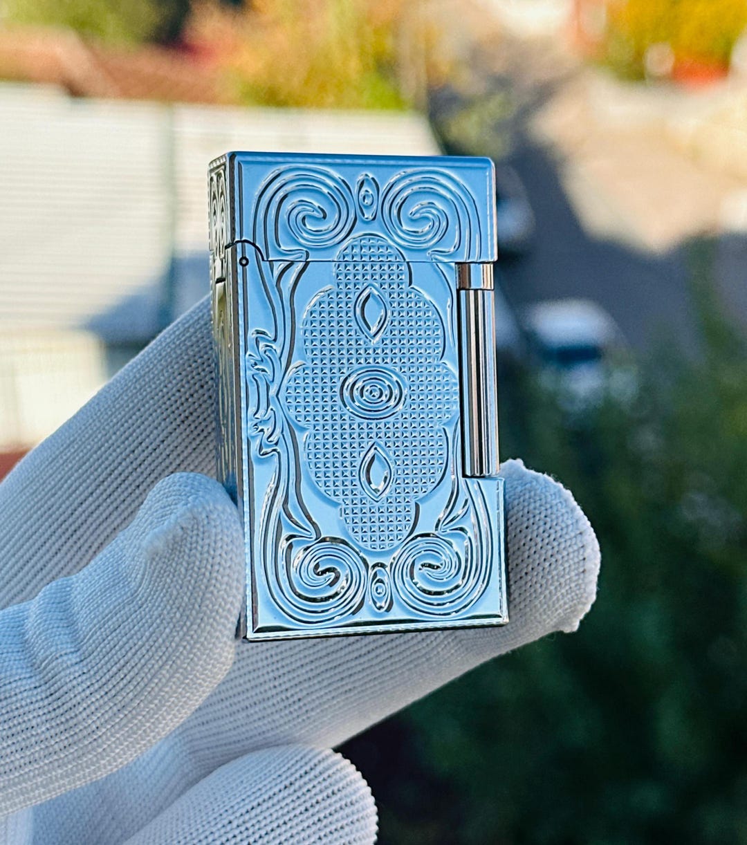 St Dupont Lighter Silver Dupont Ligne 2 Paris High Quality 1:1 Replica ...