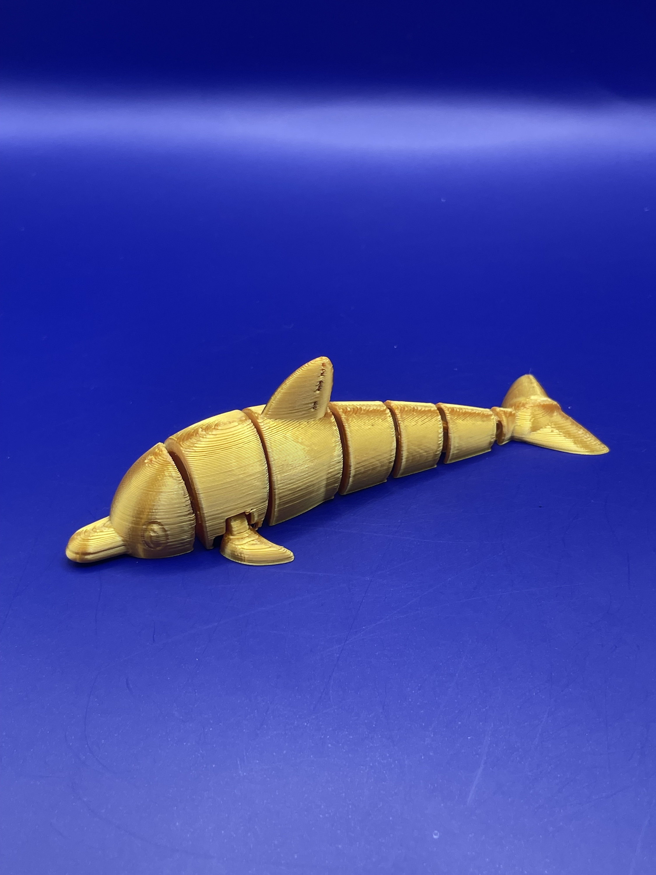 3D Printed Articulated Dolphin Fidget - Etsy