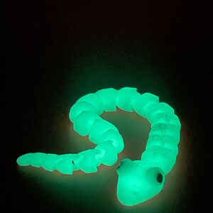 Articulated Snake Fidget Flexible 3D Printed, Sensory, Calming, Desk ...
