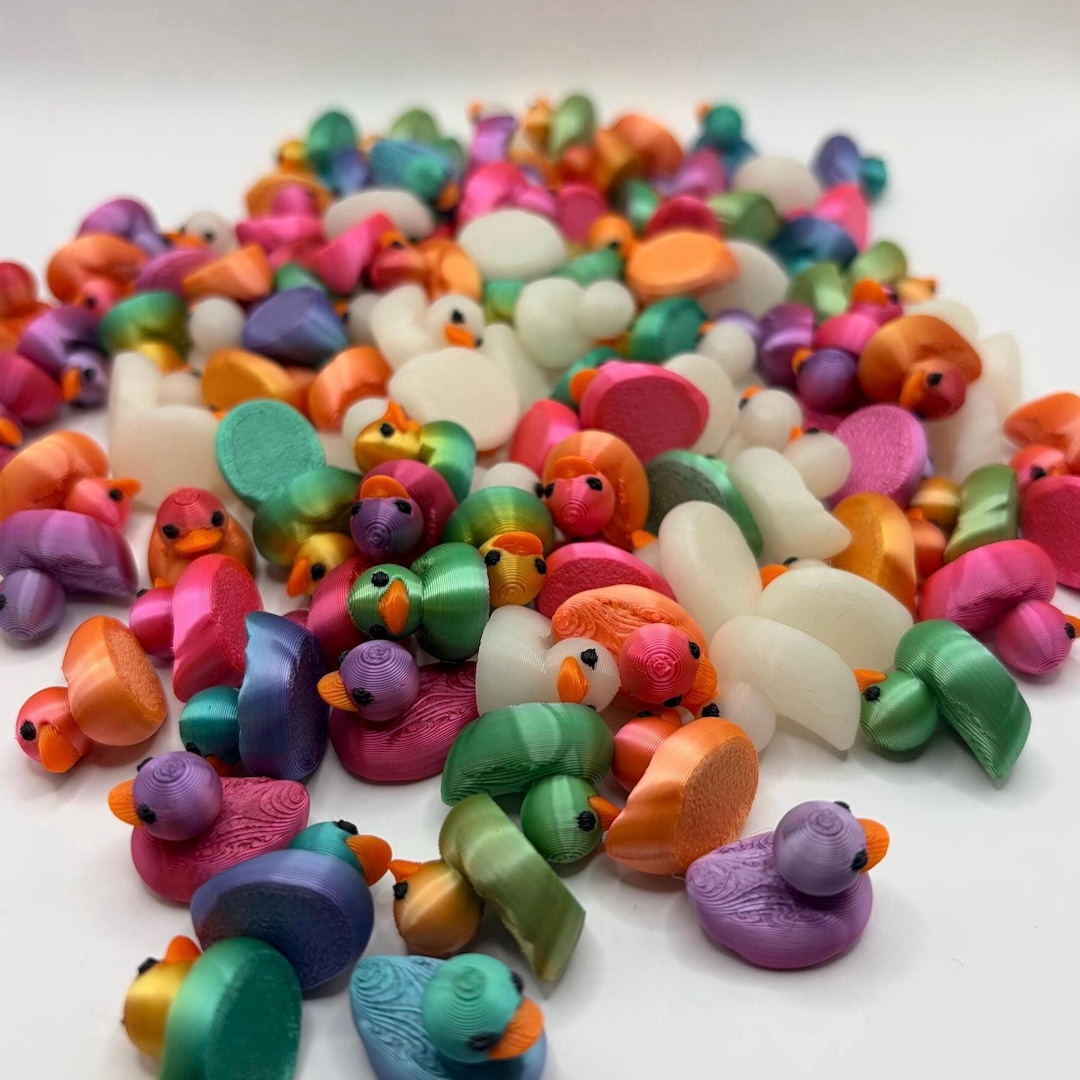 Cheer Pin Good Luck Ducks-pack of 25 Tiny Ducks Assorted Colors! - Etsy