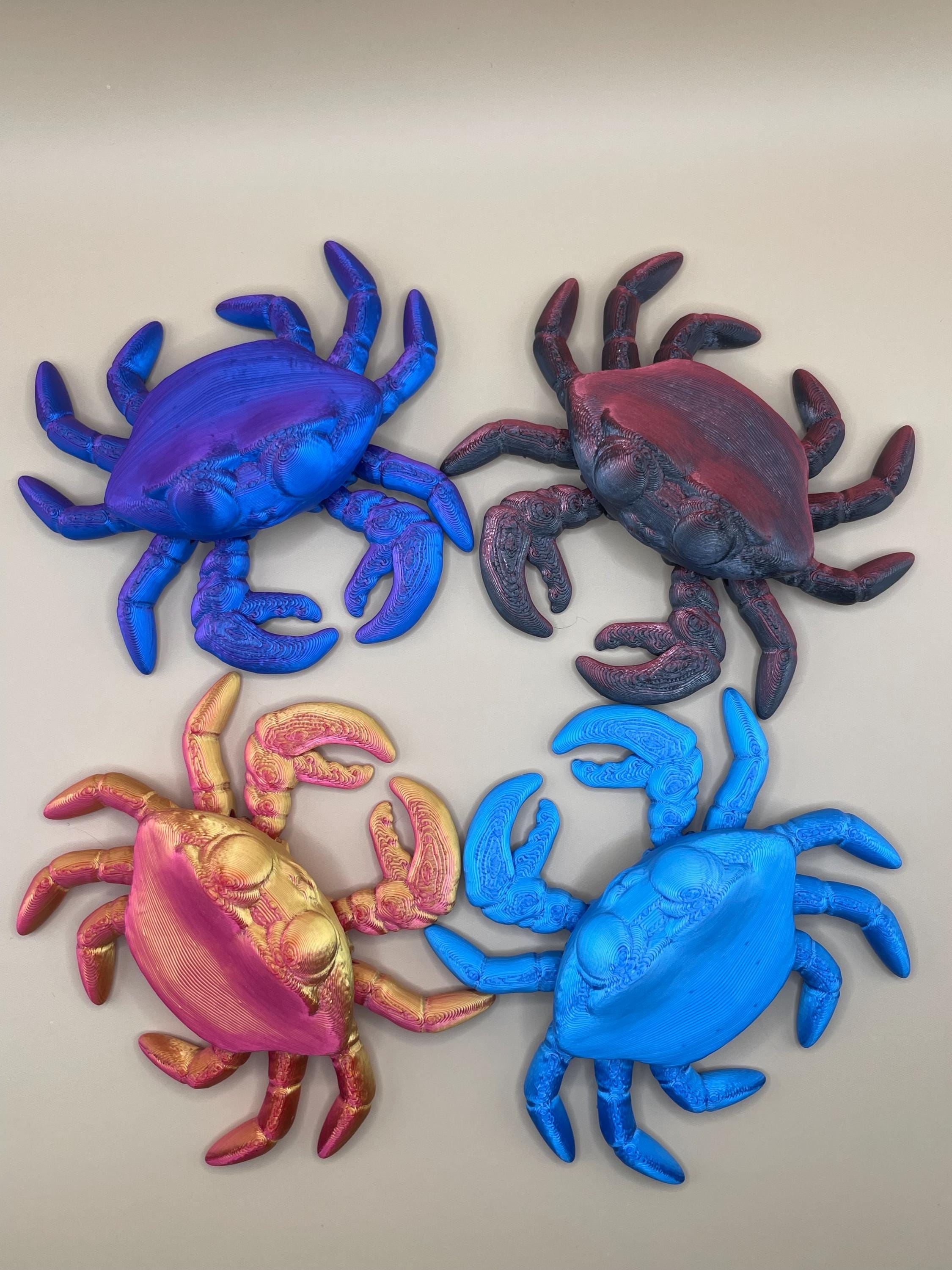 Articulated Crab Fidget Flexible 3D Printed (3 Sizes) - Etsy