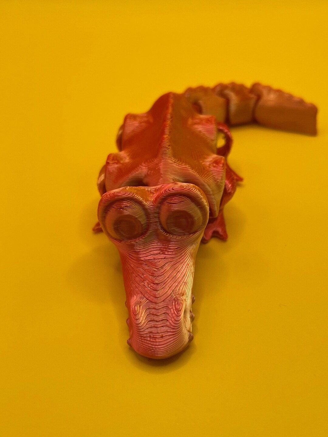 3D Printed Articulated Alligator Fidget - Etsy